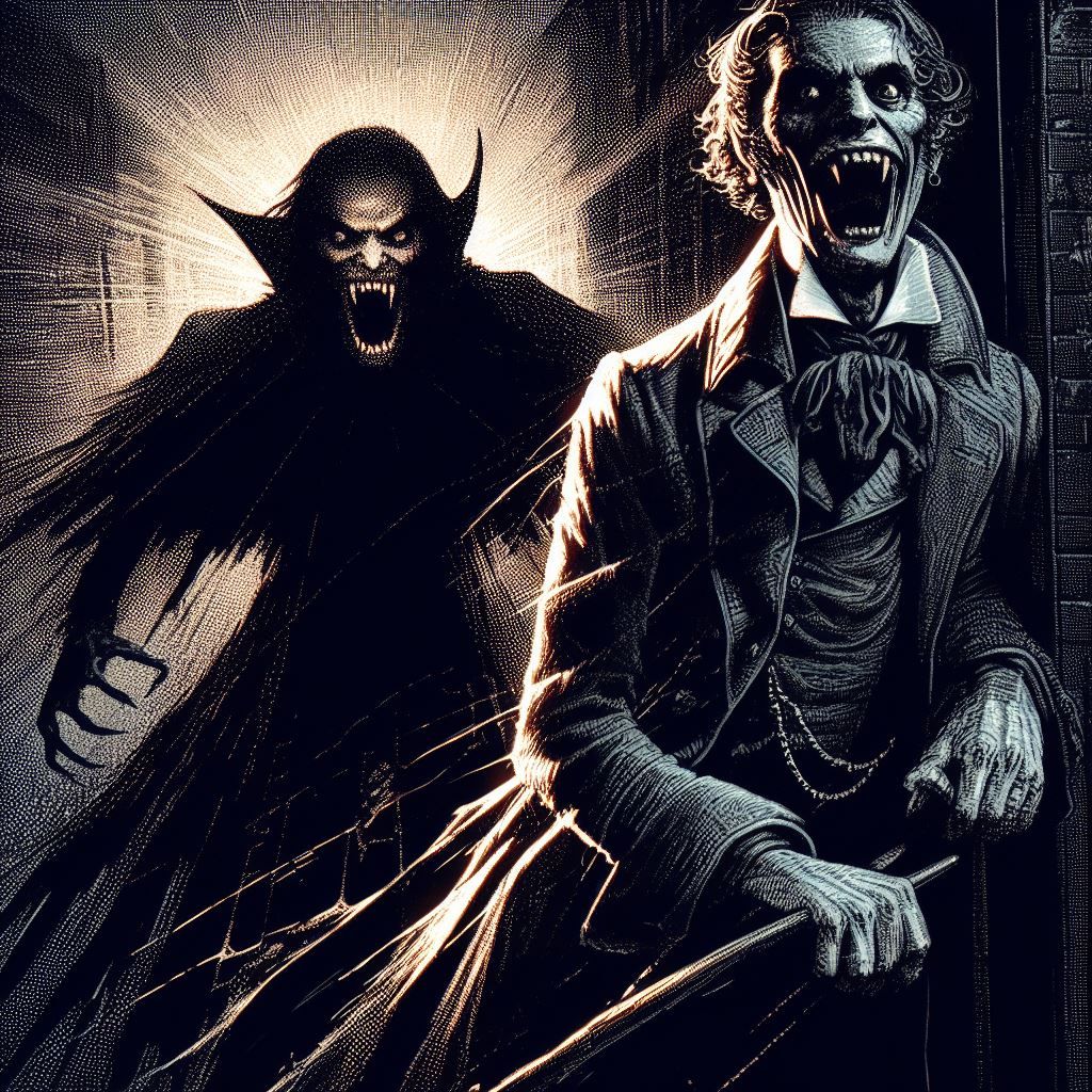 Terrifying, Ghostly, Shadow Vampire - AI Generated Artwork - NightCafe ...