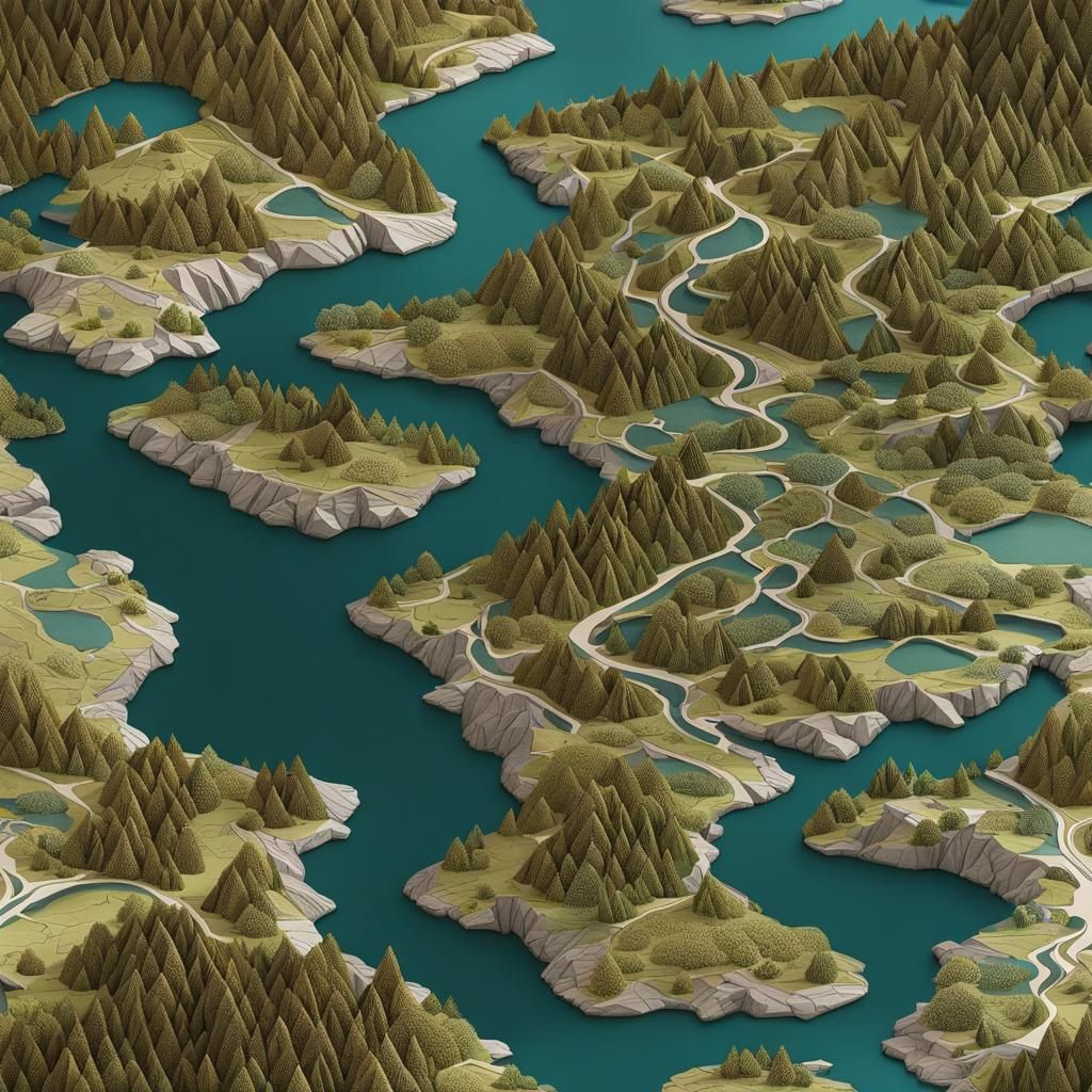 Map - AI Generated Artwork - NightCafe Creator