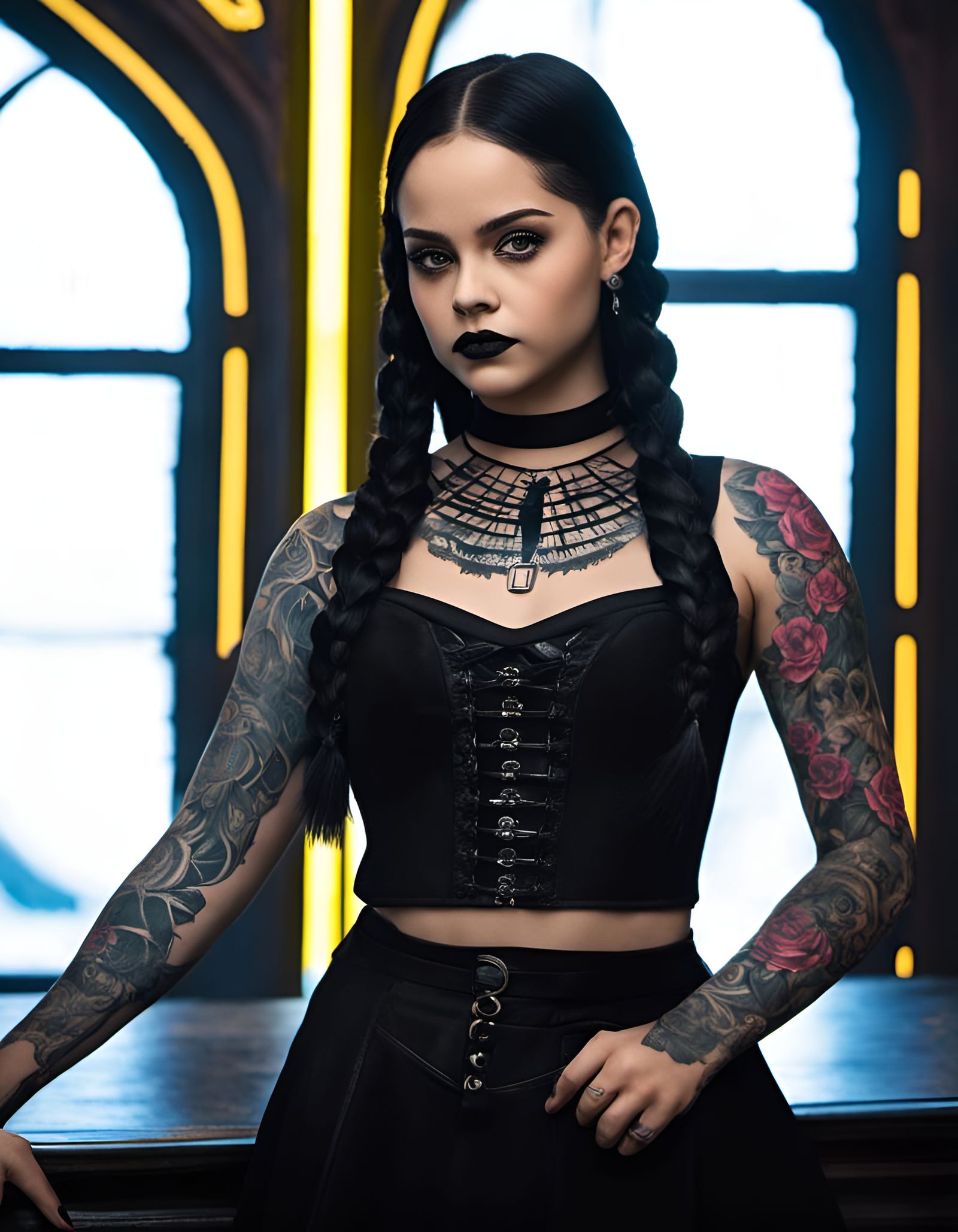 Wednesday - AI Generated Artwork - NightCafe Creator