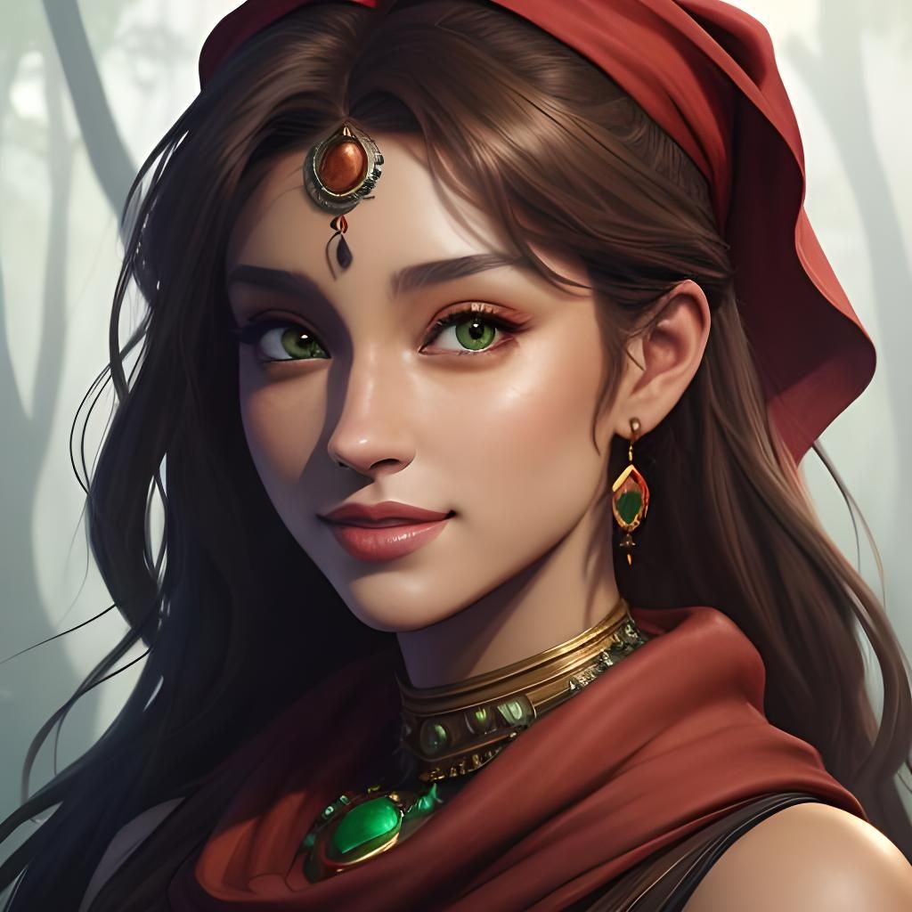 Gypsy Girl - AI Generated Artwork - NightCafe Creator
