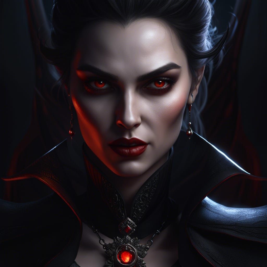 Vampire queen - AI Generated Artwork - NightCafe Creator