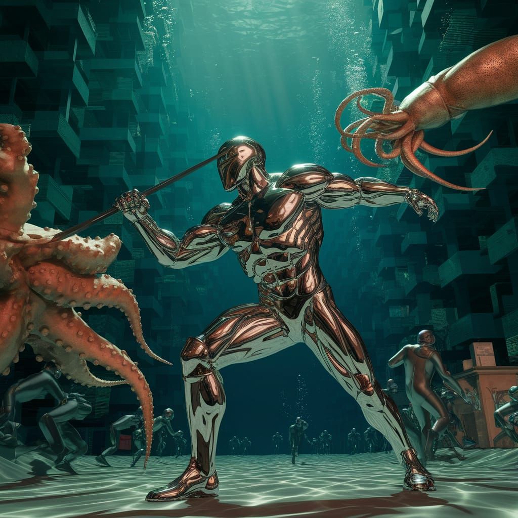 Attack of the squids in Underwatertown