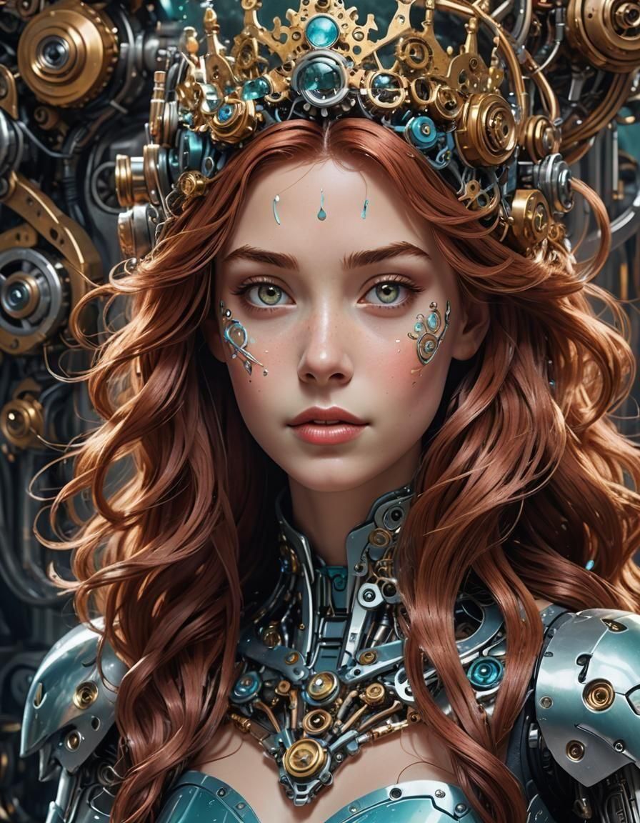 Princess Ariel Reimagined. - AI Generated Artwork - NightCafe Creator