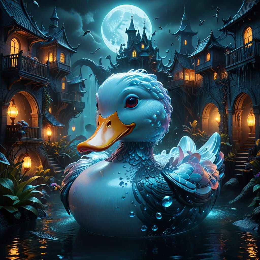 Rubber Ducks - Surreal Fantasy Village Within an Undead Rubb...