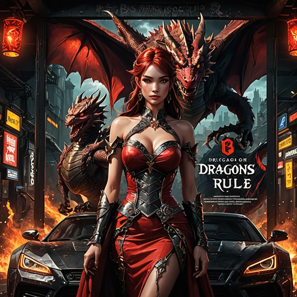 Dragons Rule 5 - AI Generated Artwork - NightCafe Creator