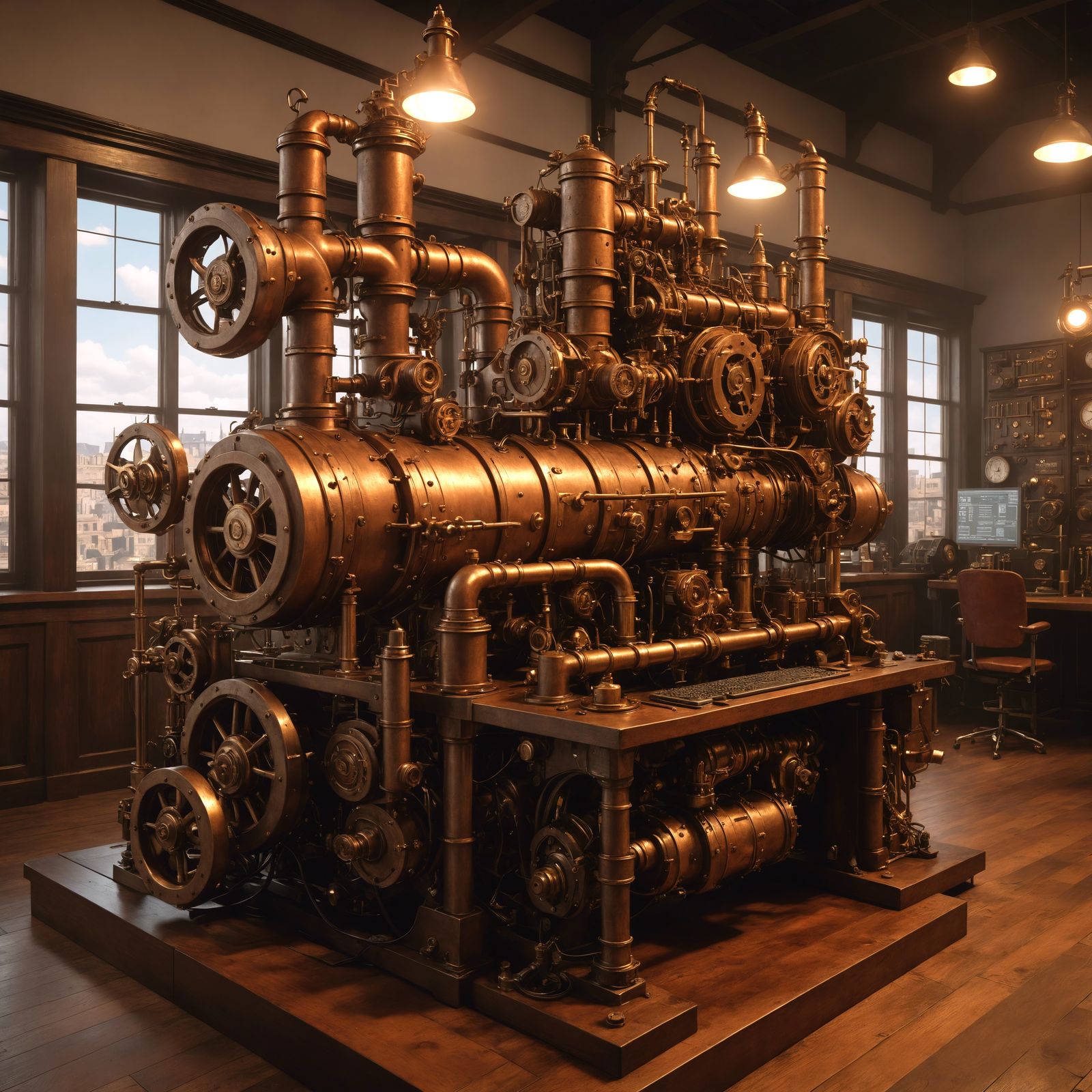 Steam Power - AI Generated Artwork - NightCafe Creator