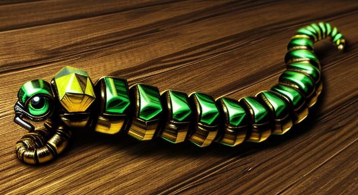 Green Centipede II - AI Generated Artwork - NightCafe Creator