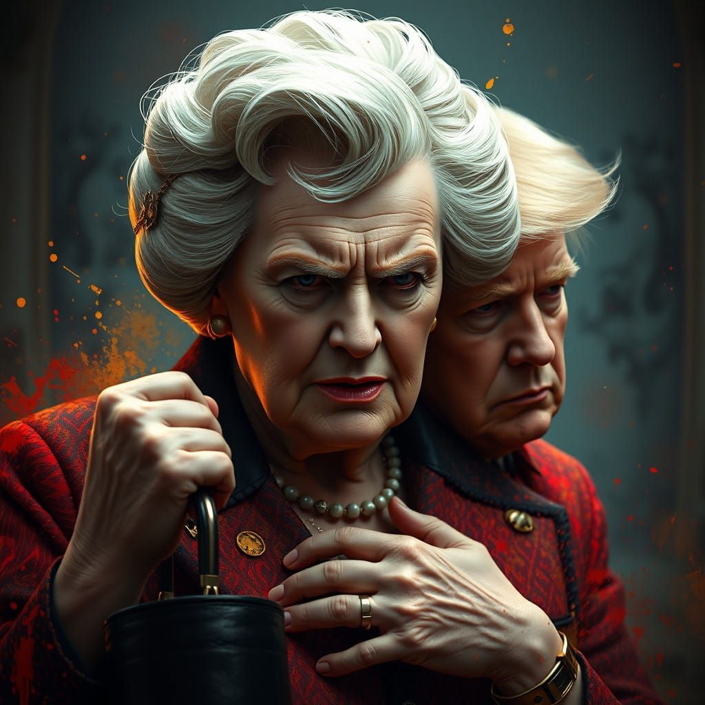 Margaret Thatcher speaks to Donald Trump from beyond the grave...