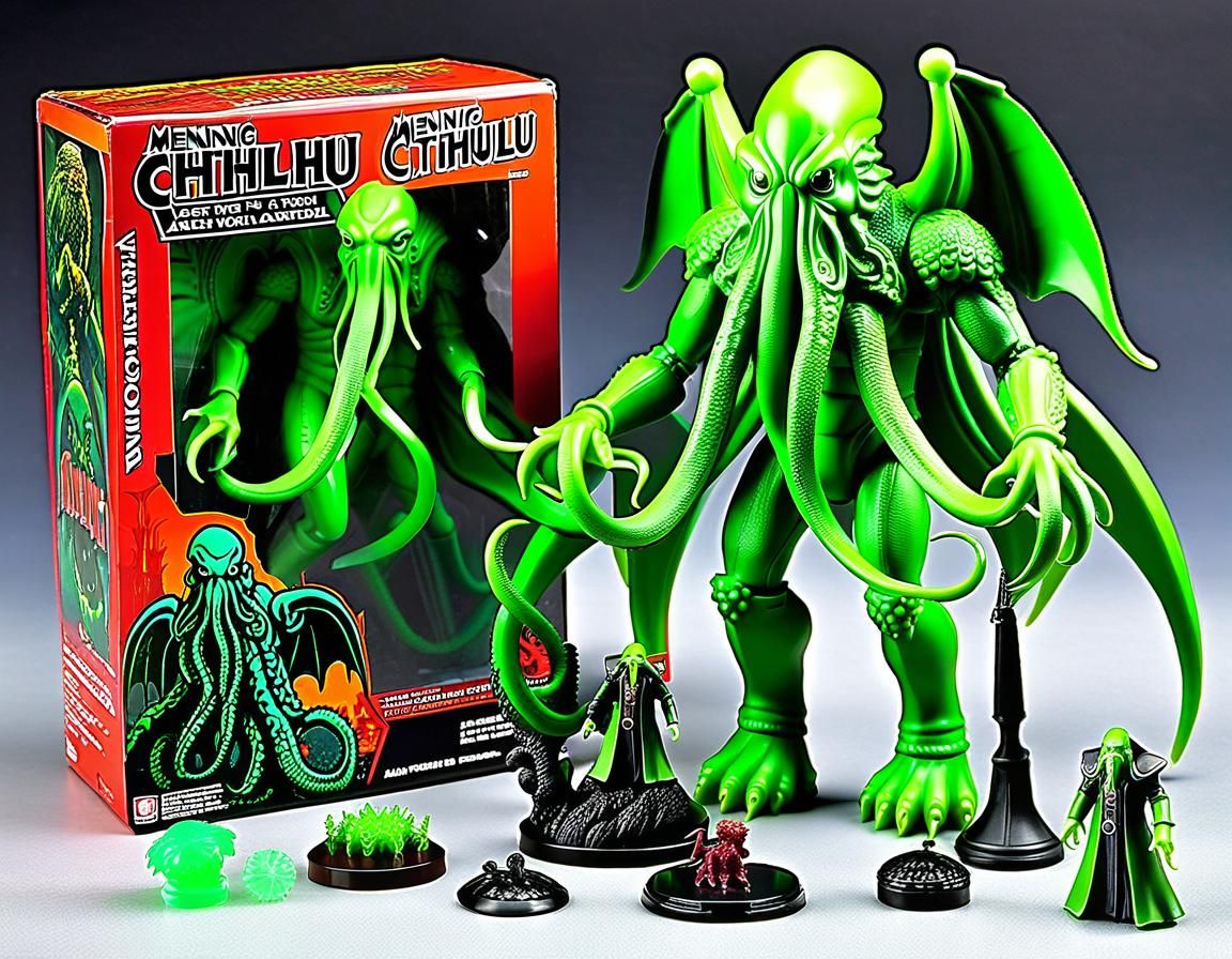 The Complete Cthulhu Cult Action Set - AI Generated Artwork - NightCafe Creator