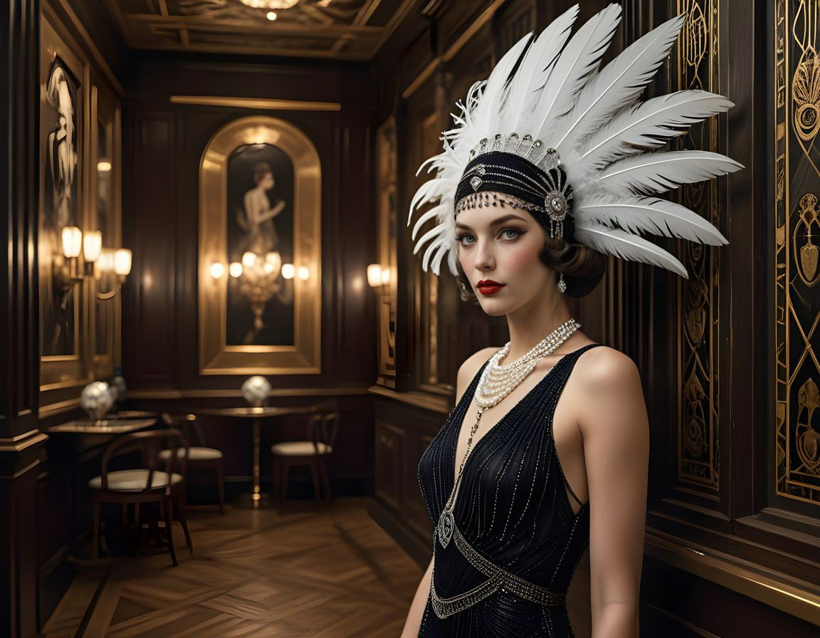 Art deco. Girls night out. - Art deco. Girls night out.