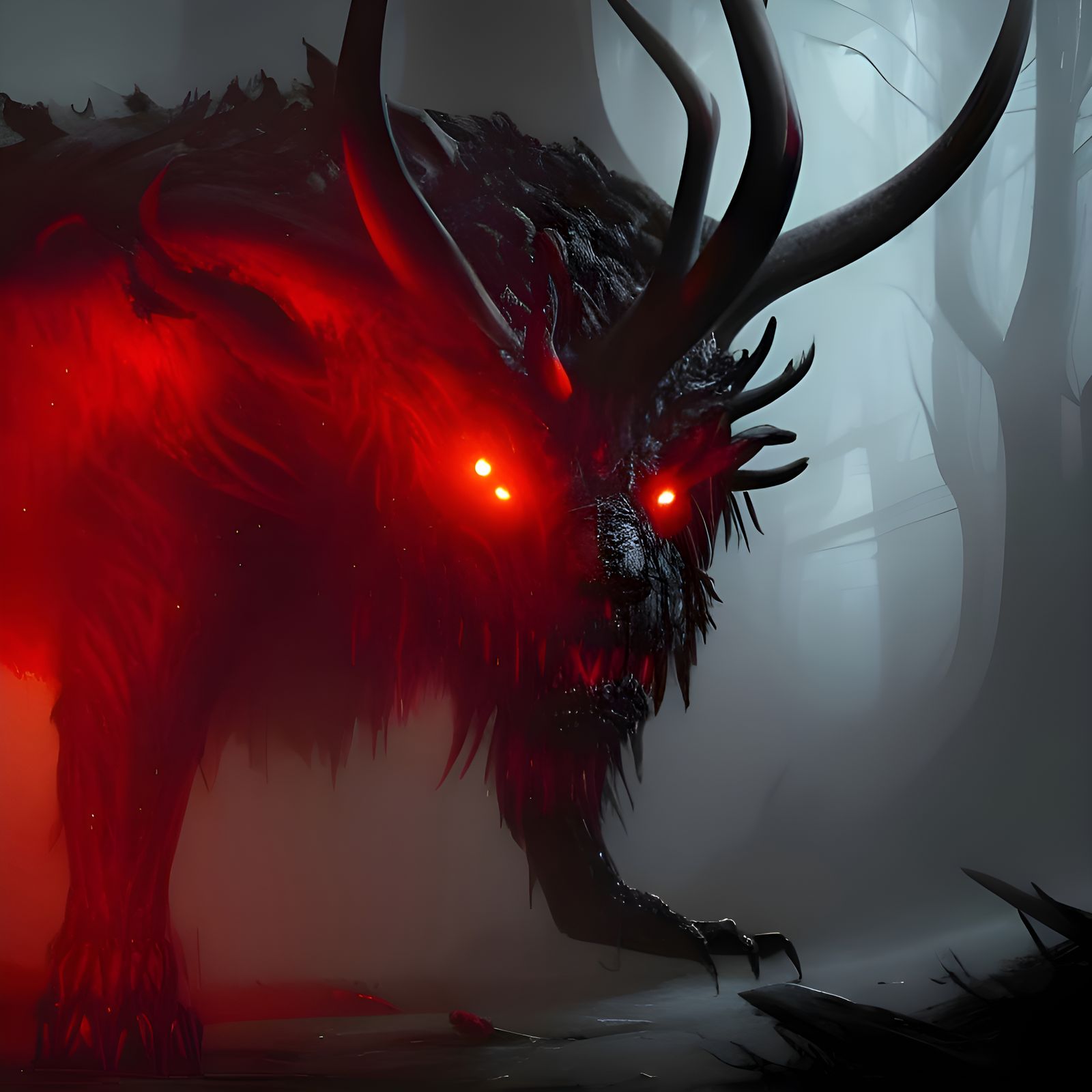Shadow Beast - AI Generated Artwork - NightCafe Creator