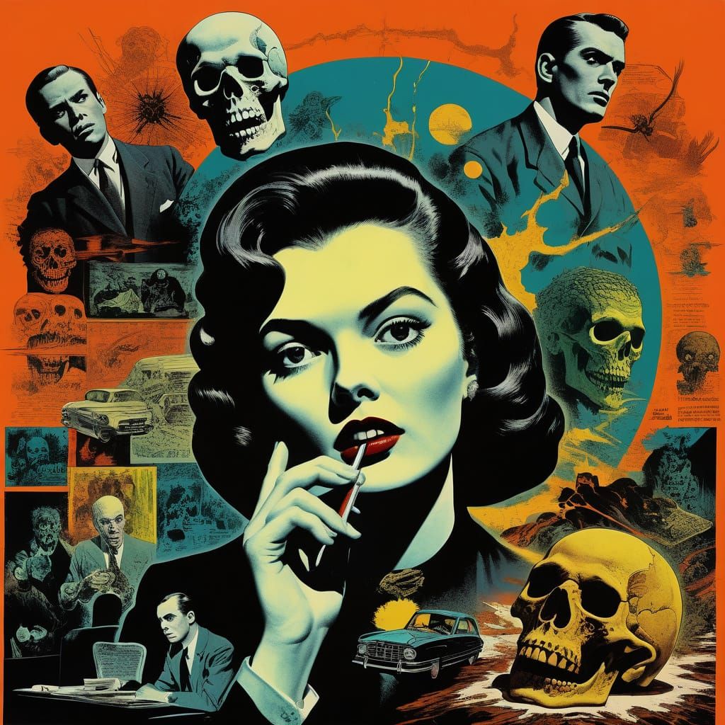 Retro Horror Pop Art Masterpiece - AI Art