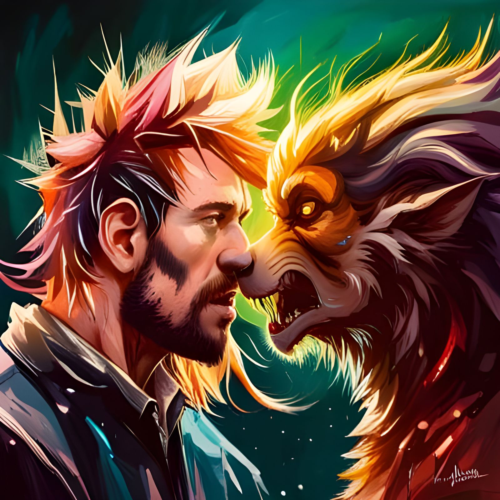 Neither man nor beast * - AI Generated Artwork - NightCafe Creator