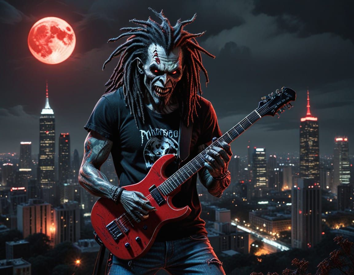 Dreaded Rocker Vampire Monster - Dreaded Rocker Vampire Mons...