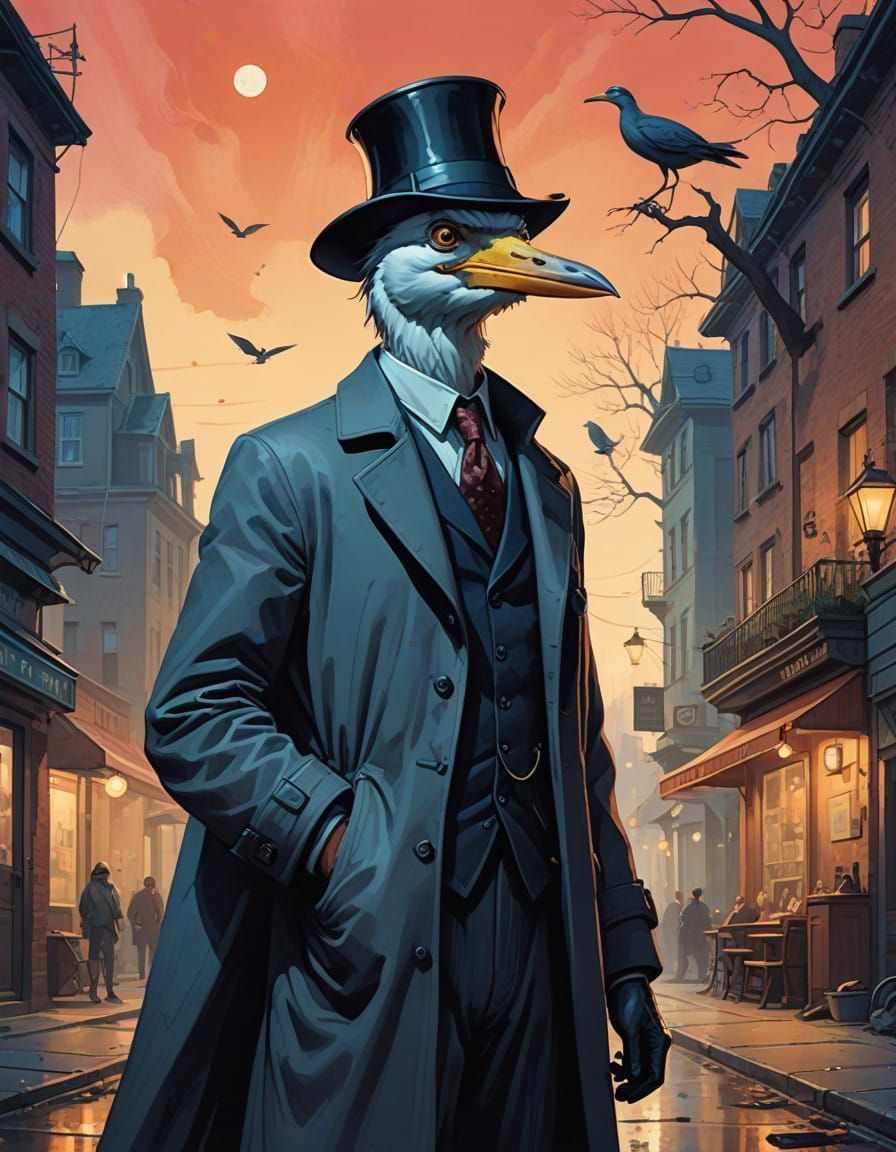 Grand detective bird! - Sherlock Bird Investigates the Heron...