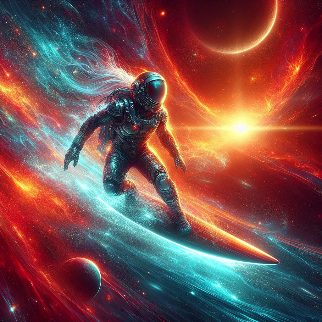 Space Surfer - AI Generated Artwork - NightCafe Creator