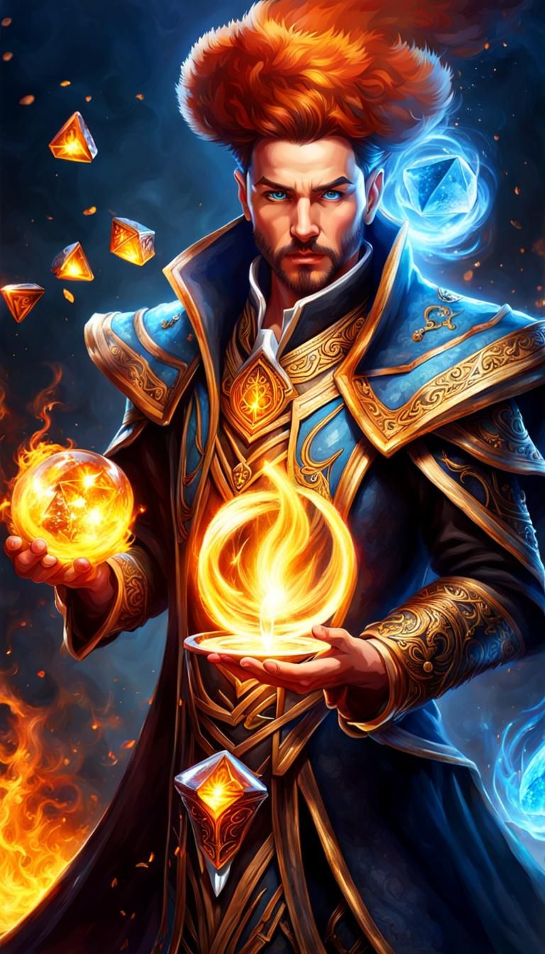 The elementalist. - AI Generated Artwork - NightCafe Creator