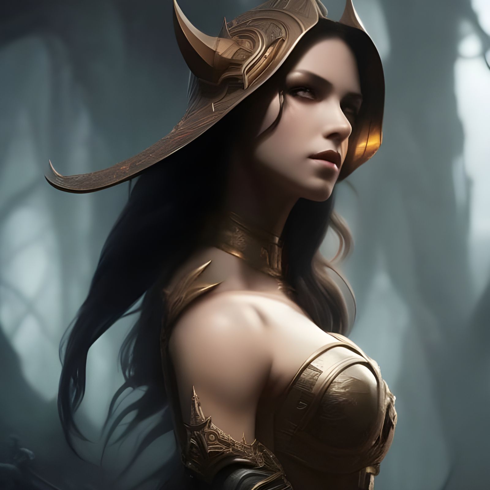 Legio-Demon Duchess Corvina Luna The Deep Of Underworld Realm - AI Generated Artwork - NightCafe ...