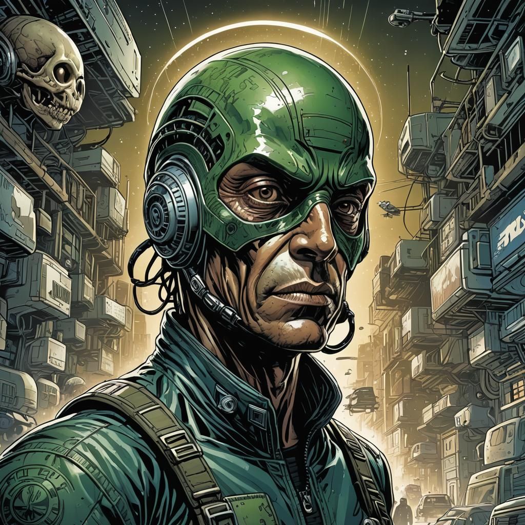 Future Space Guy - AI Generated Artwork - NightCafe Creator