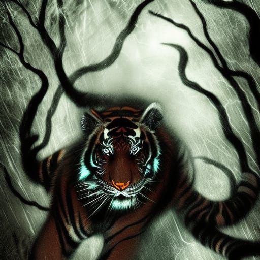 Tiger - AI Generated Artwork - NightCafe Creator