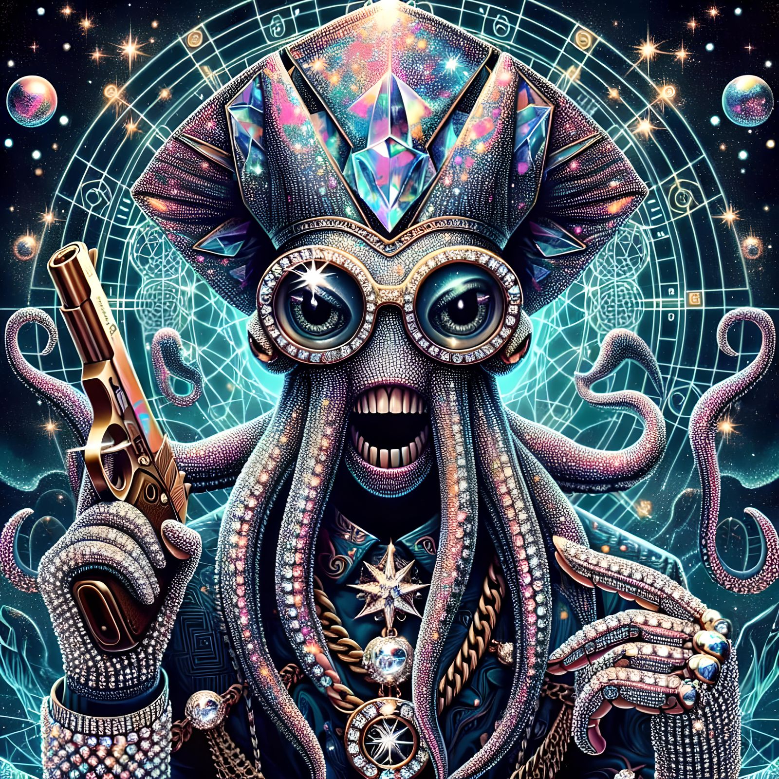 Octo Drip - AI Generated Artwork - NightCafe Creator