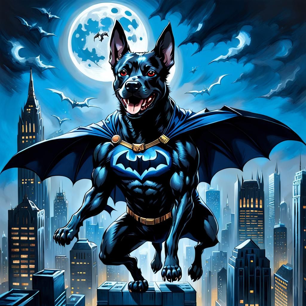 Animals with superpowers - Muscular Bat Dog Soars Through a ...