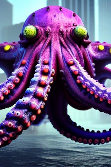 Octopus Prime. - AI Generated Artwork - NightCafe Creator