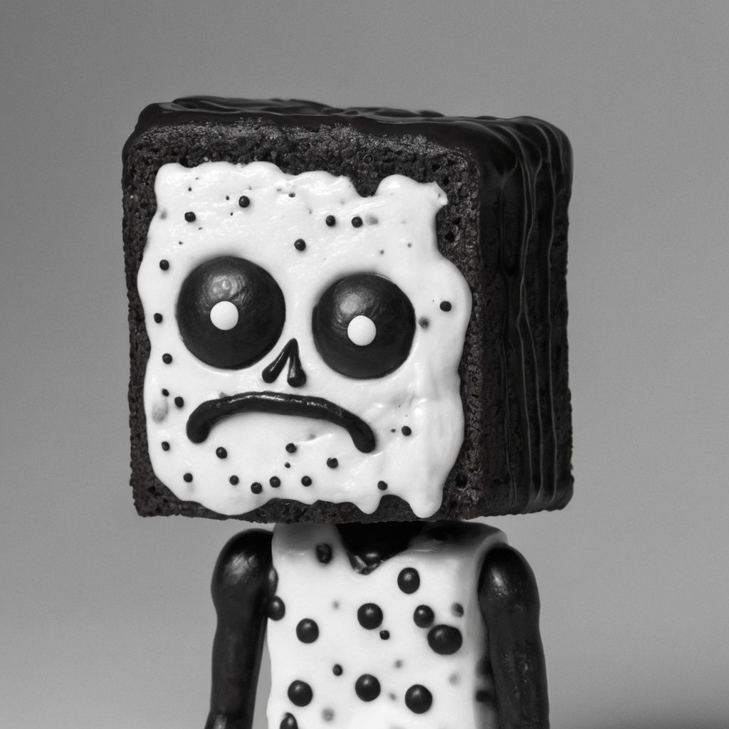Sad Pastry Creature - AI Generated Artwork - NightCafe Creator