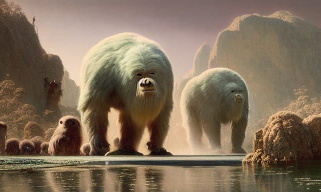 Yeti Family Outing by Brom, Daeni, Knab, Anderson and Kashin - AI ...