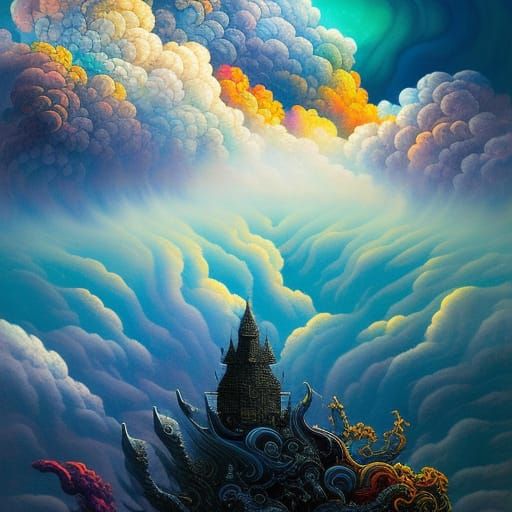 Cloudscape - AI Generated Artwork - NightCafe Creator