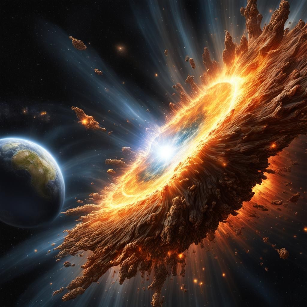 Cosmic Explosion - AI Generated Artwork - NightCafe Creator