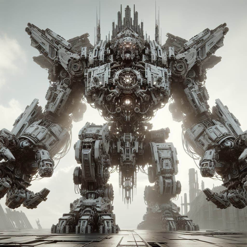 God-machine - AI Generated Artwork - NightCafe Creator