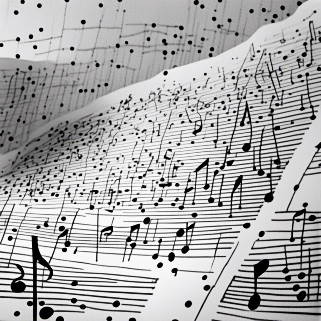 graphic score. - AI Generated Artwork - NightCafe Creator