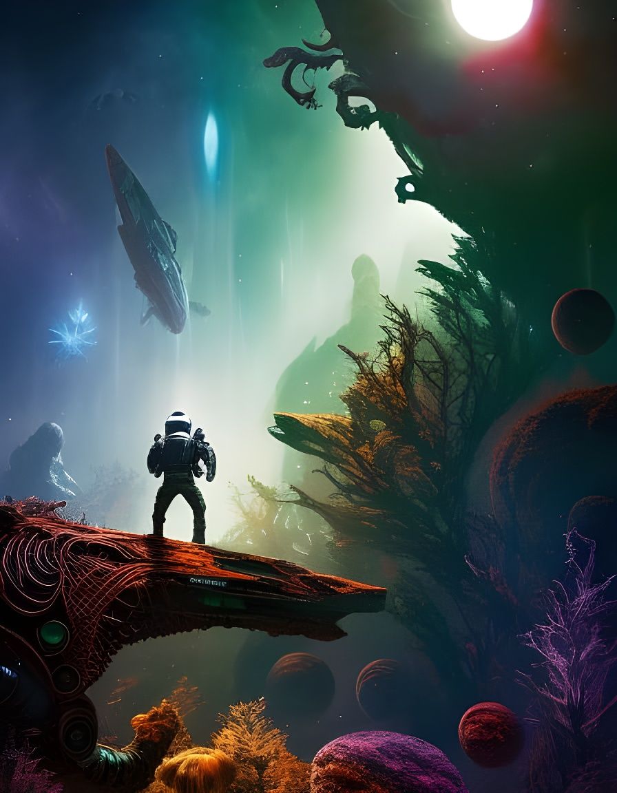 Galactic Explorer - AI Generated Artwork - NightCafe Creator