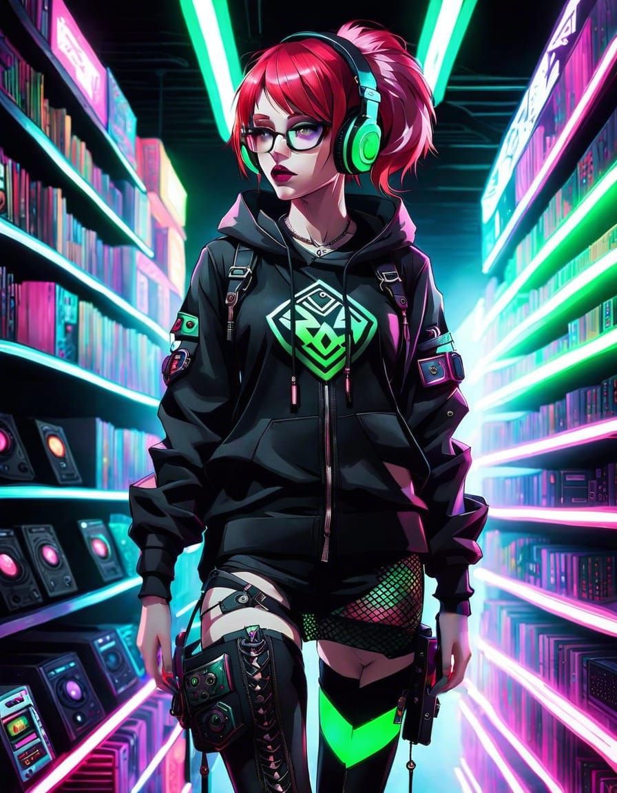 Ruby Riot v1 - AI Generated Artwork - NightCafe Creator