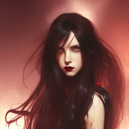 Dhampir Portrait - AI Generated Artwork - NightCafe Creator