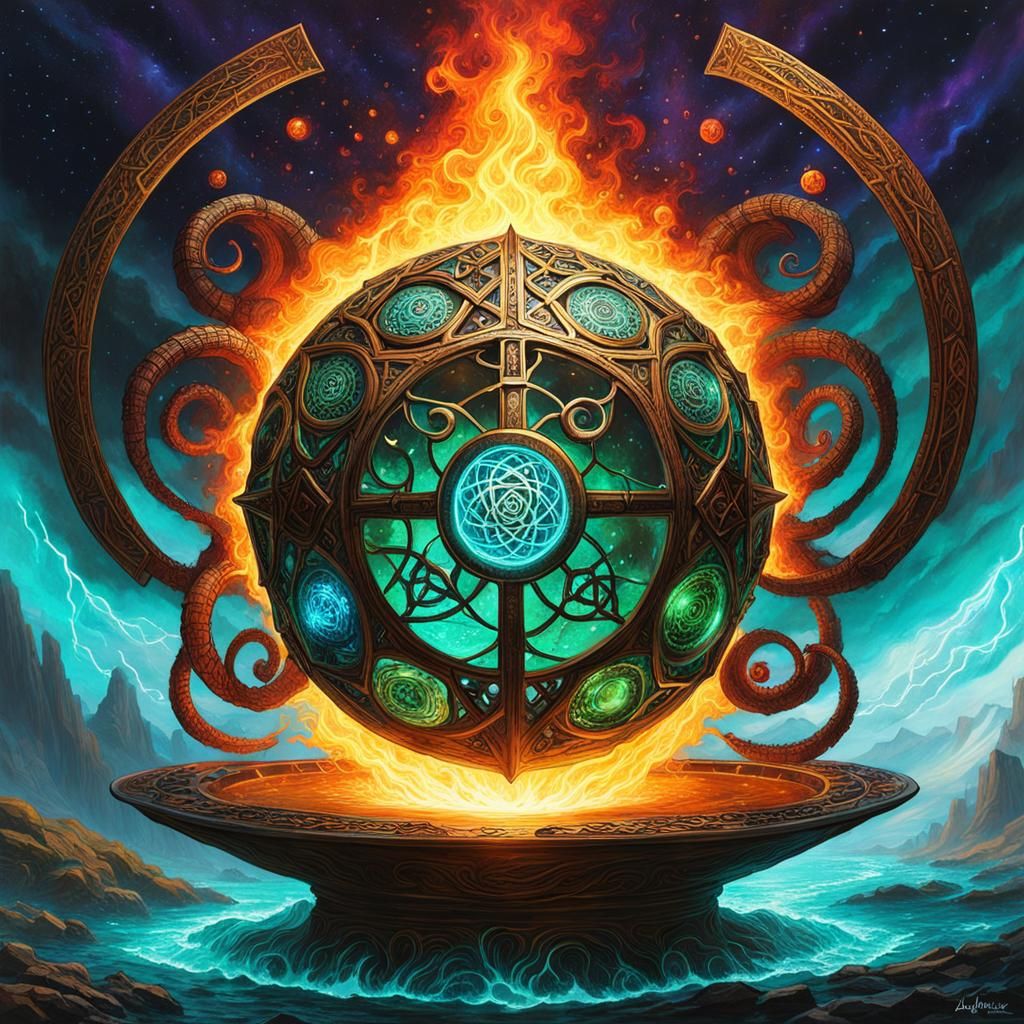 Multiverse altar - AI Generated Artwork - NightCafe Creator