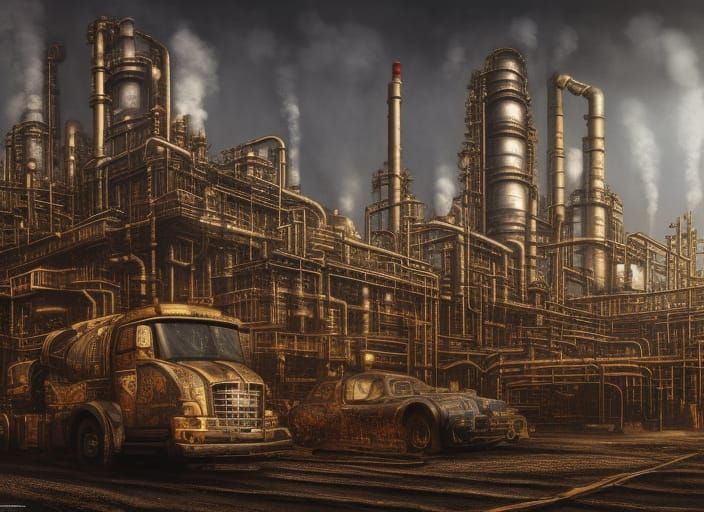 The Refinery - AI Generated Artwork - NightCafe Creator