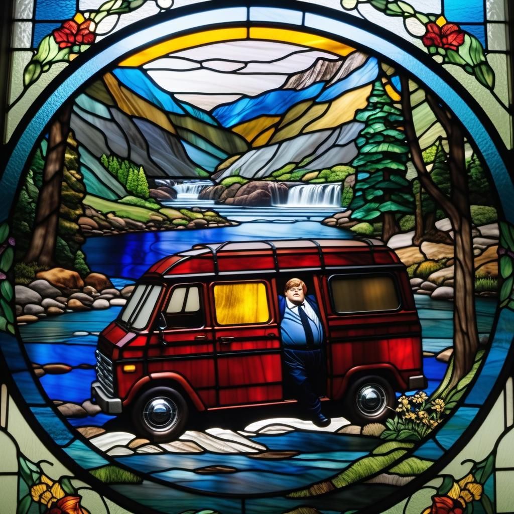 Husband's Request: Chris Farley Living in a Van Down By the River - AI ...