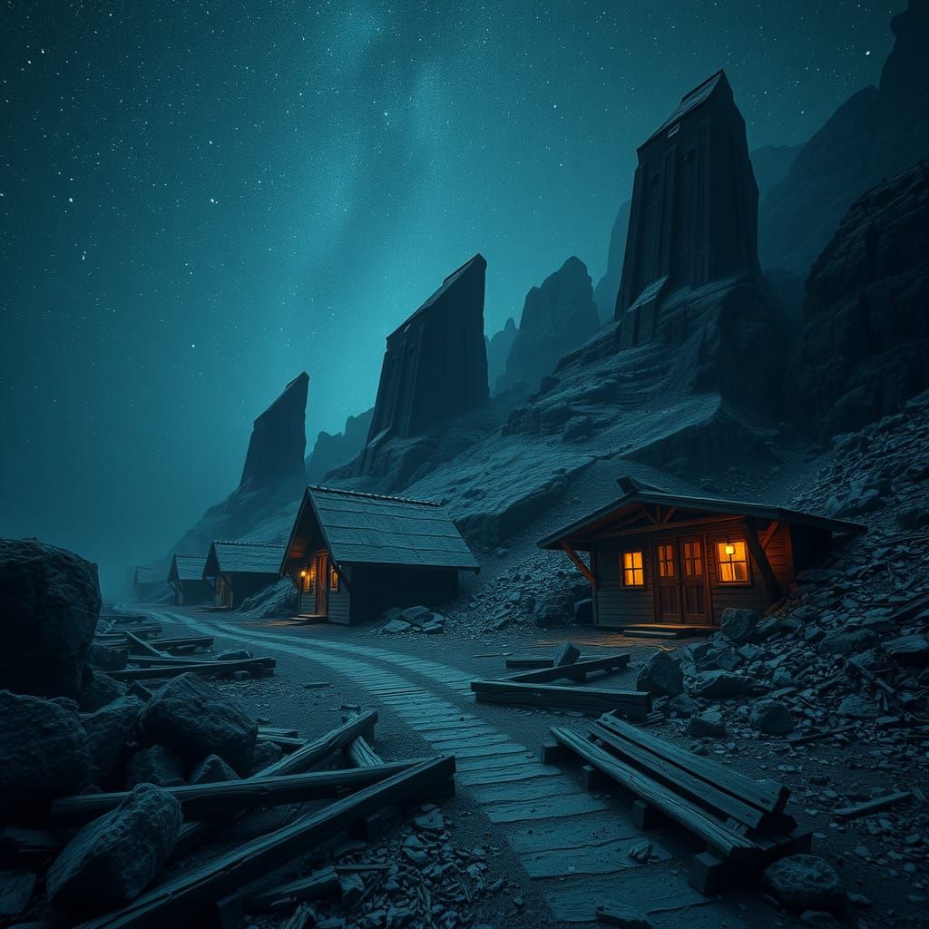 alien ghost towns western mining abandoned