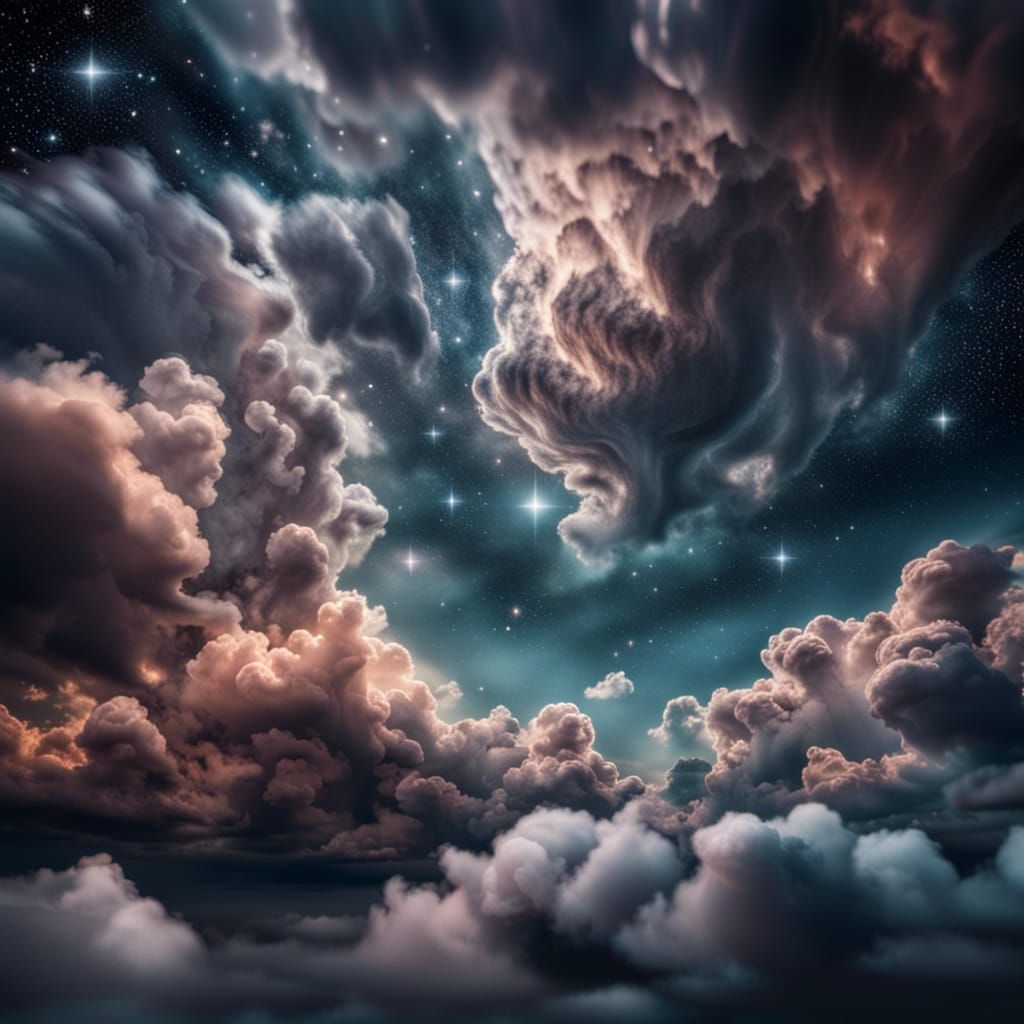 Clouds - AI Generated Artwork - NightCafe Creator