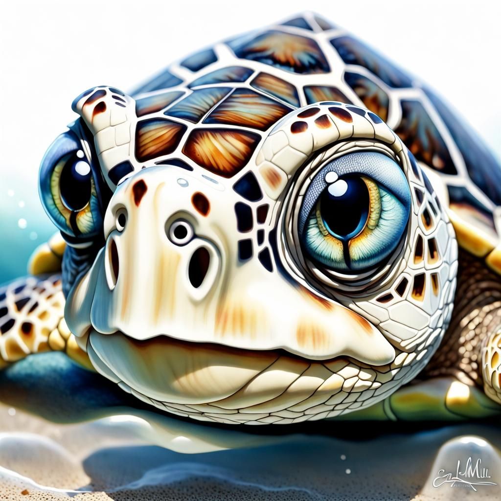 See the Sea Turtle - AI Generated Artwork - NightCafe Creator