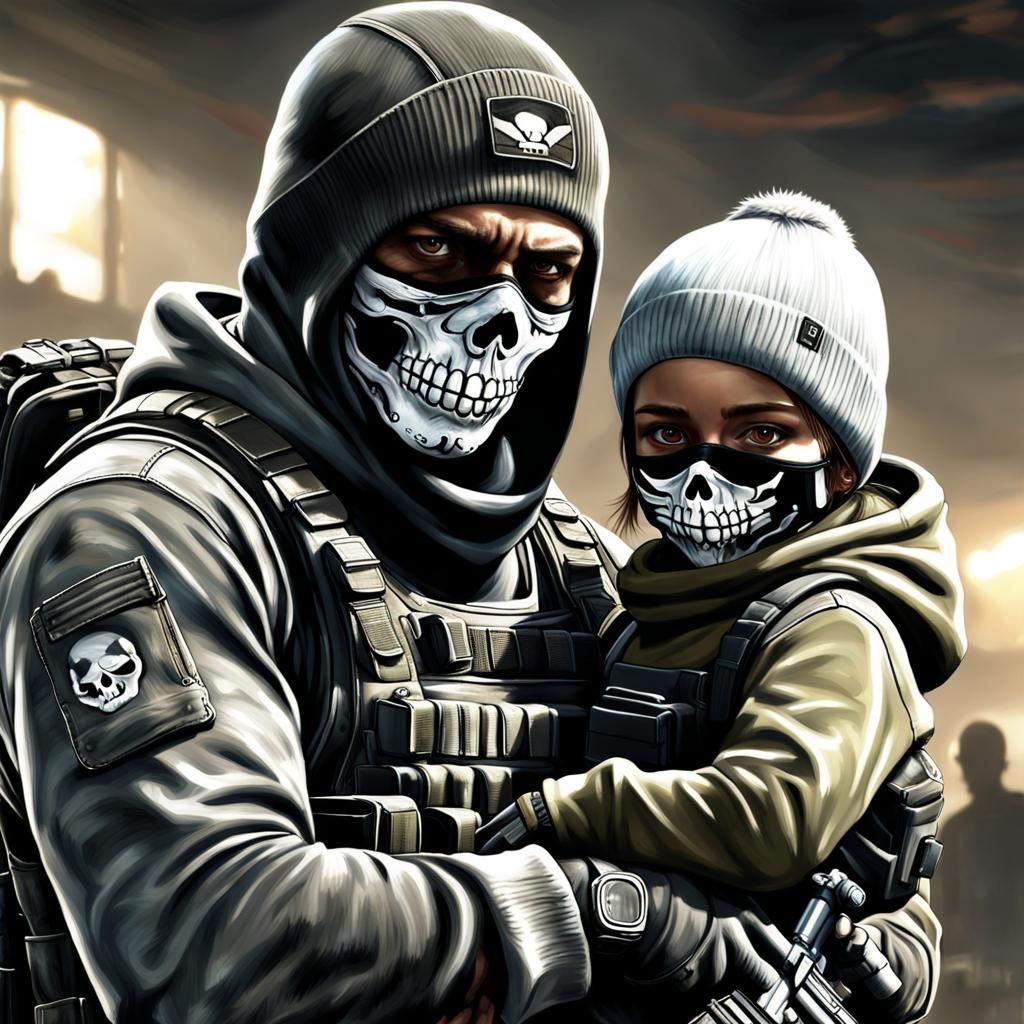 Simon Ghost Riley (Dad) - AI Generated Artwork - NightCafe Creator