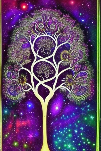 Cosmic Bloom ⁵ - AI Generated Artwork - NightCafe Creator