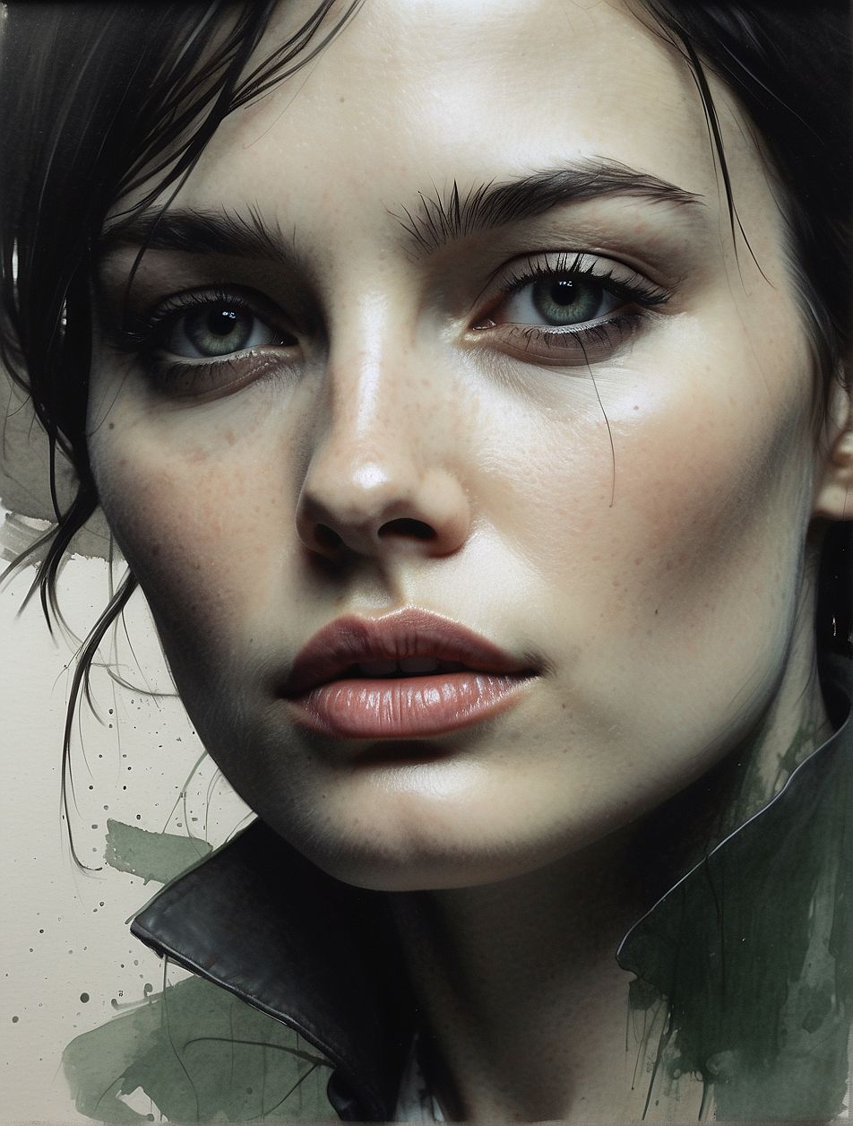 Realistic portrait drawing style - AI Generated Artwork - NightCafe Creator