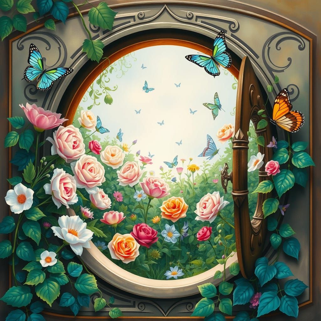 A mesmerizing artwork that seamlessly combines the mystique of a ...