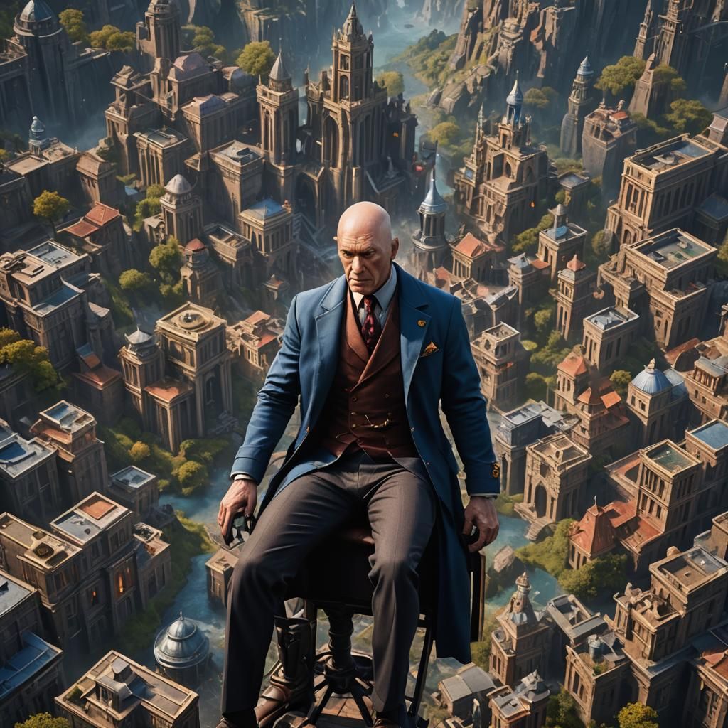 Professor Xavier - AI Generated Artwork - NightCafe Creator