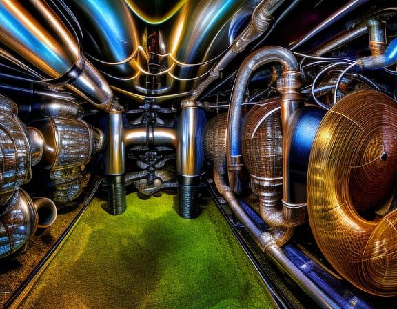 Questionable boiler room - AI Generated Artwork - NightCafe Creator