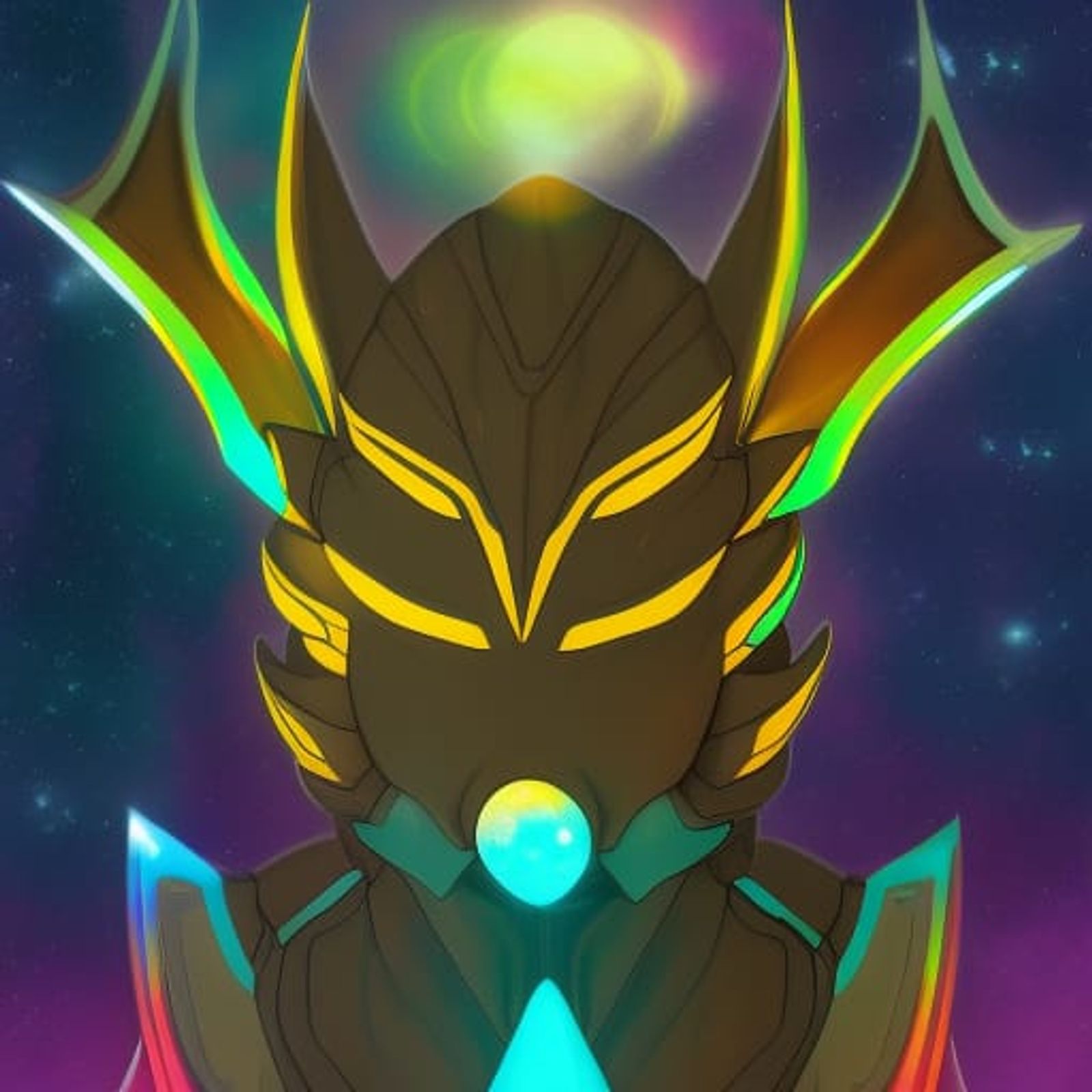 Galaxy protogen fursona dragon - AI Generated Artwork - NightCafe Creator
