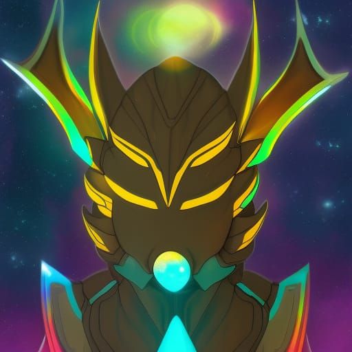 Galaxy protogen fursona dragon - AI Generated Artwork - NightCafe Creator